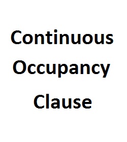 Continuous Occupancy Clause | Propertylogy